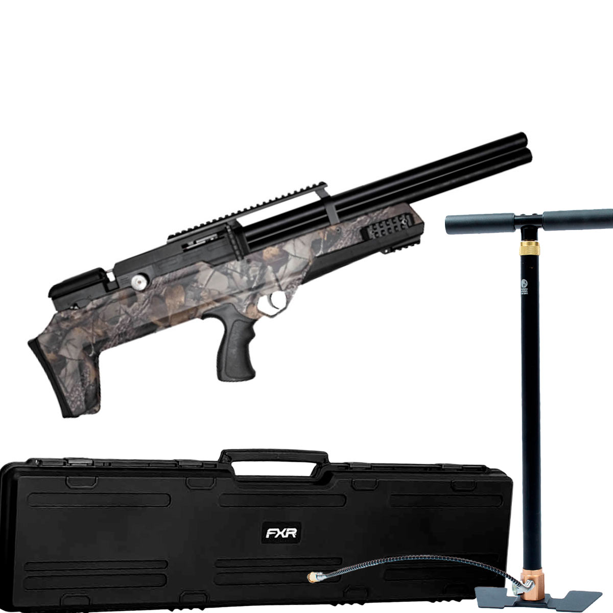 Carabina PCP Bullpup Behemoth PS-R2-SF Camuflada 4.5mm Case FXR 120cm ...